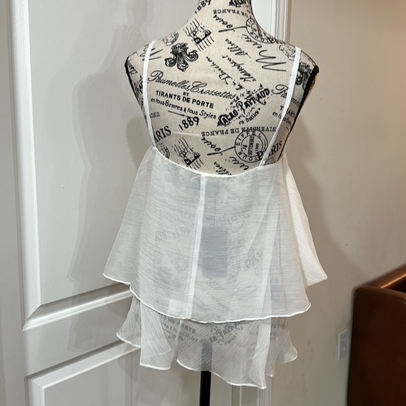 Blaque Label | Tops | Nwt Blaque Label Flowy Spaghetti Tank Sheer ...